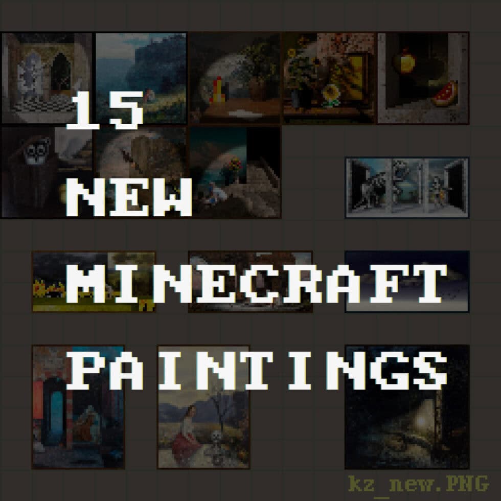 15 new pixel paintings for Minecraft | Kristoffer Zetterstrand
